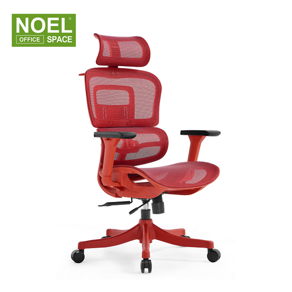 Lana-H(White frame),High back nylon mesh office chair – NOEL FURNITURE